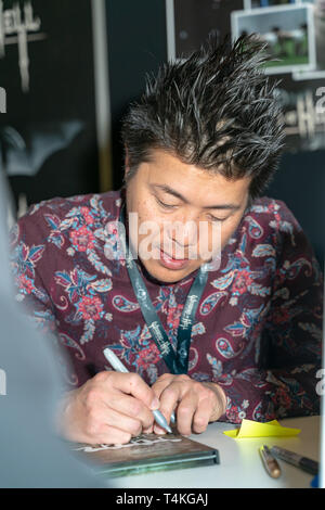 DORTMUND, Deutschland - 13. April 2018: Tiffany Shepis (* 1979), US ...