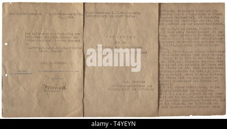 Theodor 'Teddy' Wisch und Sepp Dietrich,eine Empfehlung zur Förderung ...