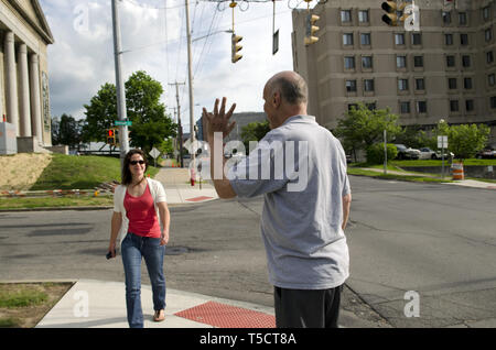 Syracuse, NY, USA. 21. Mai 2011. Gary Nye, 68, lebte viele Jahre in ...