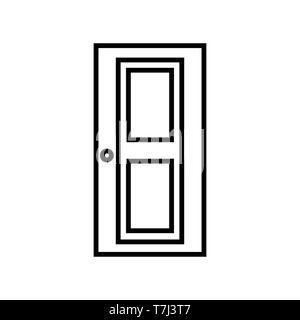 Symbol verlassen. Line Style Icon Design. UI. Abbildung: Symbol ...