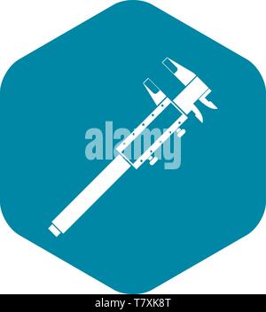 Messschieber Symbol, einfachen Stil Vektor Abbildung - Bild: 171098977 ...