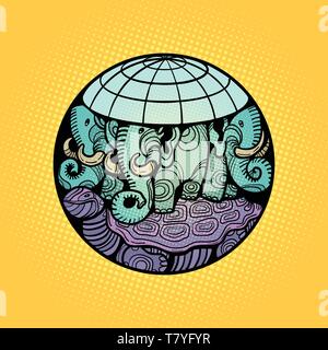 Welt Planet Erde Comic-Figur Vektor Abbildung - Bild: 145351759 - Alamy