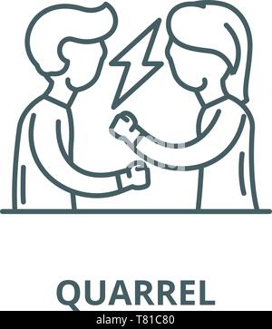 Paar mit Kind streiten Symbol Piktogramm Vector Illustration Stock ...