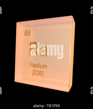 Radium chemische Element Periodensystem Wissenschaft Symbol ...