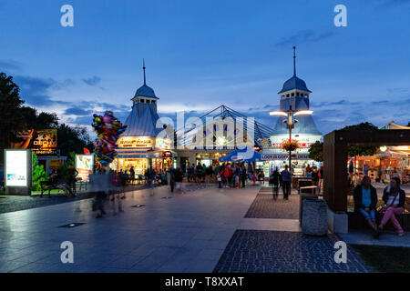 Der Strand-Promenade, Miedzyzdroje, Polen, Europa Stockfotografie - Alamy