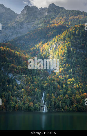 Wasserfall bei der Königssee in Bayern, Deutschland Stockfotografie - Alamy