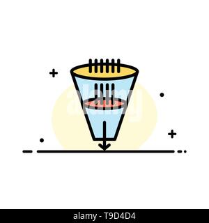 Filter Icon Vektor, gefüllt flache Zeichen, solides Piktogramm isoliert ...