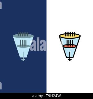 Filter Icon Vektor, gefüllt flache Zeichen, solides Piktogramm isoliert ...