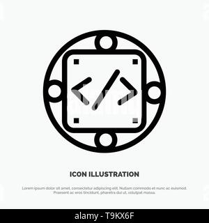 Umsetzung Symbol. Kreative Zyklus Symbol Vektor Abbildung - Bild ...