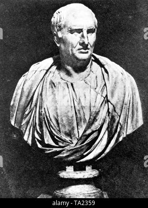 Marcus Tullius Cicero, römischer Philosoph, Politiker und Redner ...