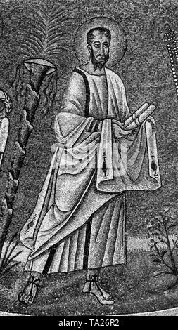 Saulus von Tarsus (um den Apostel Paulus werden) auf dem Weg nach ...