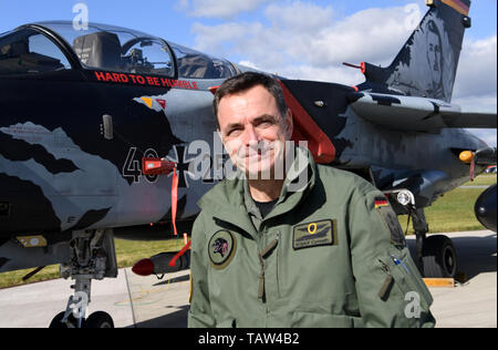 Jagel, Deutschland. 28 Mai, 2019. Ein Tornado der Tactical Air Force ...