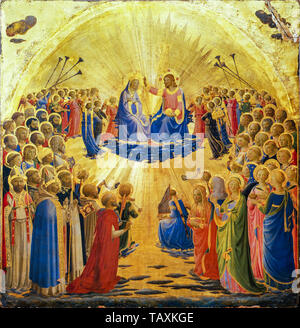 Die Krönung der Jungfrau - Incoronazione della Vergine - die Krönung der Jungfrau' 1432 von der ...