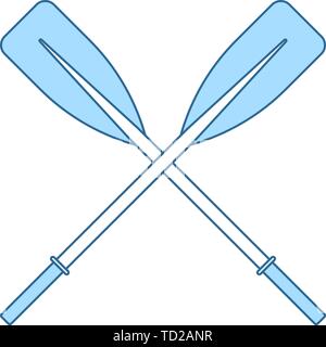 Holz- Boot mit Ruder Umrisse Zeichnen, Malen und Skizzieren, monochrome ...