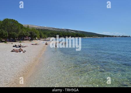 Camping Village Simuni Strand, Insel Pag, Kroatien, Europa ...
