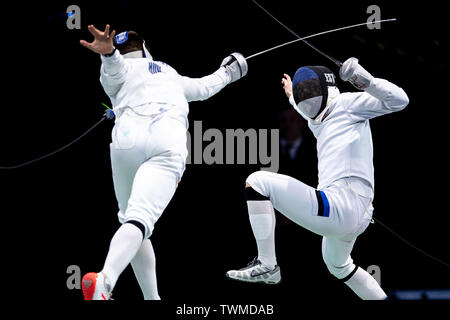 Düsseldorf, Deutschland. Juni, 2019 21. Fechten: Europäische ...