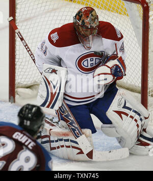 Montreal Canadiens Torwart Jaroslav Halak macht ein Speichern als ...
