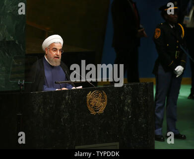 Hassan Ruhani, Präsident des Iran, Adressen der 69. Tagung der ...