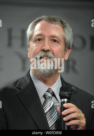 Timothy Bailey spricht, nachdem er die nationale Geschichte Lehrer 2009 ...