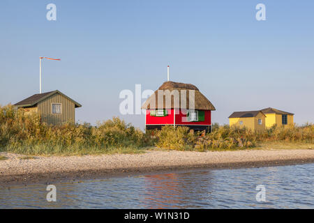 Strandhütten Marstal Ærø Insel Fünen-Dänemark Stockfotografie - Alamy
