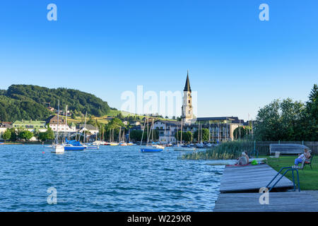 Strandbad See Mattsee, Österreich, Salzburg, Flachgau, Mattsee ...