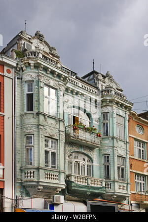 Prinz Boris I Boulevard in Varna. Bulgarien Stockfotografie - Alamy