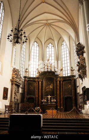 Der Altar der St. Marienkirche Stockfotografie - Alamy