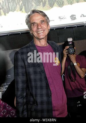 Rom, Jeremy Irons in der Arena in der Piazza San Cosimato in Trastevere ...