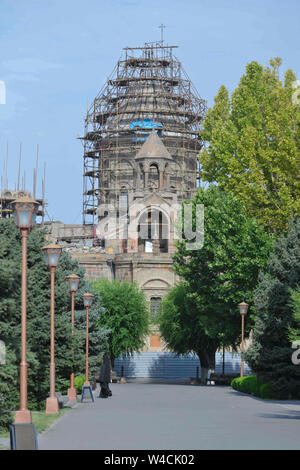 Vagharshapat, Armenien. 21. Juli, 2019. Vagharshapat ist eine Stadt in ...