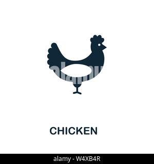 Fleisch-Symbol-Vektor, gefüllt flaches Zeichen, solides Piktogramm ...