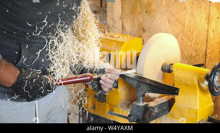 Beitel Holz Stemmeisen Tischler Werkzeug arbeiten aus Holz Hintergrund ...