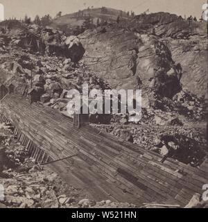 Blick auf Schnee verschüttet - Gipfel der Sierra. Pacific R.R., Edward ...