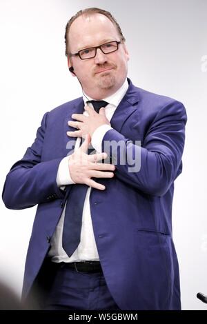 Andreas Schaal, Leiter der OECD globale Beziehungen, besucht die 'Data ...