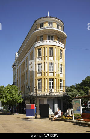Prinz Boris I Boulevard in Varna. Bulgarien Stockfotografie - Alamy