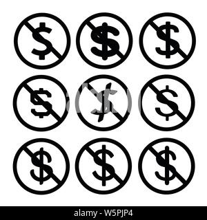 Lizenz und Copyright nicht kommerziellen Gebrauch Symbol Zeichen Stock ...