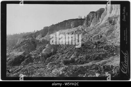 Blick auf Folie in North Bloomfield Mine, der als Anhang 9 des ...