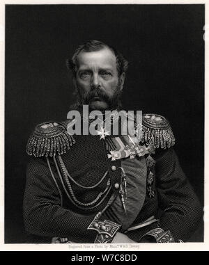 Zar ALEXANDER II. Zar von Russland (1855-81) Datum: 1818-1881 Stockfoto ...