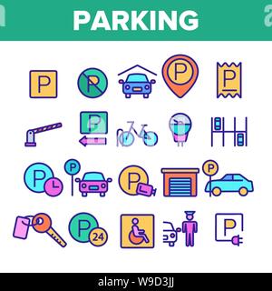 Parkplatz parken Bereich Zeichen Symbol Piktogramm Symbol Erinnerung ...