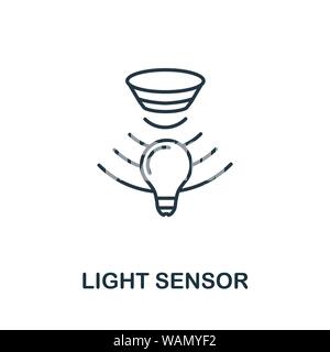Lichtsensor Symbol. Einfaches Element von Sensoren icons Collection ...