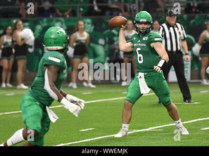 14. September 2019: North Dakota Fighting Hawks Wide Receiver Travis ...