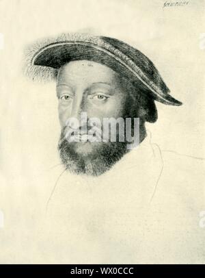 Porträt von Franz I. (1494-1547), König von Frankreich, Herzog von ...