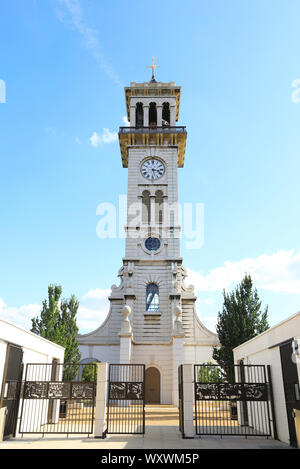 Die vor kurzem restaurierte historische Caledonian Clock Tower im ...