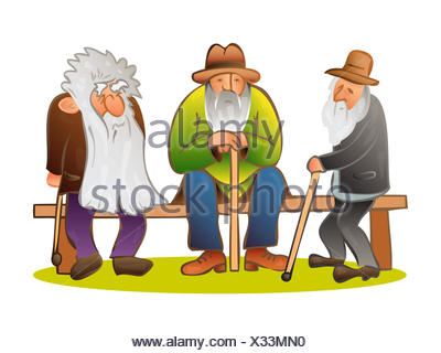 Cartoon Vector Mann traurige Strichmännchen in Depression ist trinken ...