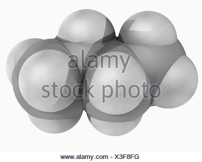 Molekülmodell von Butan Stockfotografie - Alamy