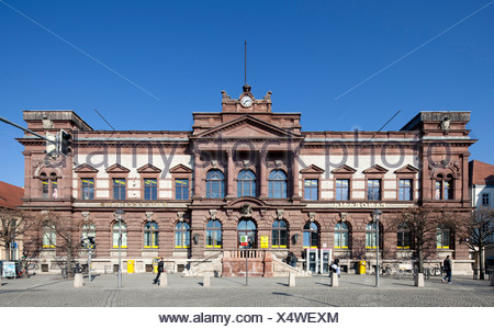 Hauptpost, quadratische Goetheplatz, Weimar, Thüringen, Deutschland ...
