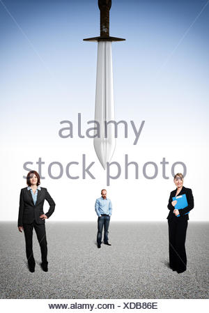 Das Schwert des Damokles Stockfotografie - Alamy