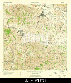 USGS TOPO Mapa Puerto Rico PR Gurabo 1946 362431 30000 Restauración ...