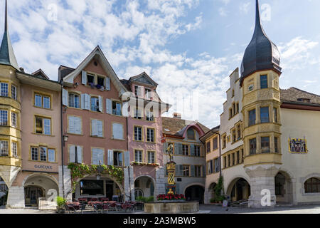 La Suisse, l'Europe, canton de Berne, Bienne, Bienne, architecture ...