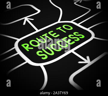 Concept réussite icône signifie victoire en affaires et en leadership ...