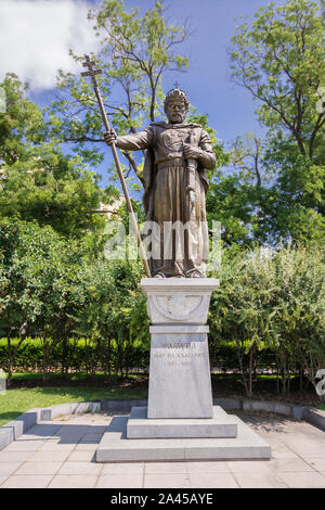 Le monument du Tsar bulgare Samuel Samuel ou par le sculpteur Alexander ...